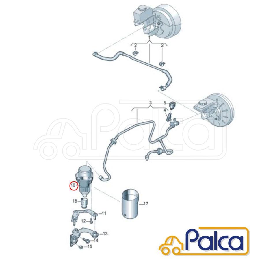 アウディ 電動ブレーキバキュームポンプ | A1 S1/8X GB | A3 S3/8L 8P 8V | TT/8N | HELLA製 | 1K0612181F :WP-A1332:パーツの ...