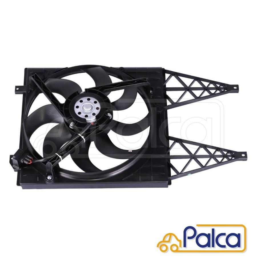 フォルクスワーゲン/VW 電動ファン モーター ASSY 390mm ポロ/9N | ポロ/6R NRF製 6Q0959455AEに適合 ...