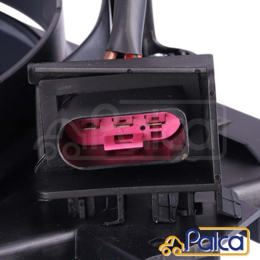 フォルクスワーゲン/VW 電動ファン モーター ASSY 390mm ポロ/9N | ポロ/6R NRF製 6Q0959455AEに適合 ...