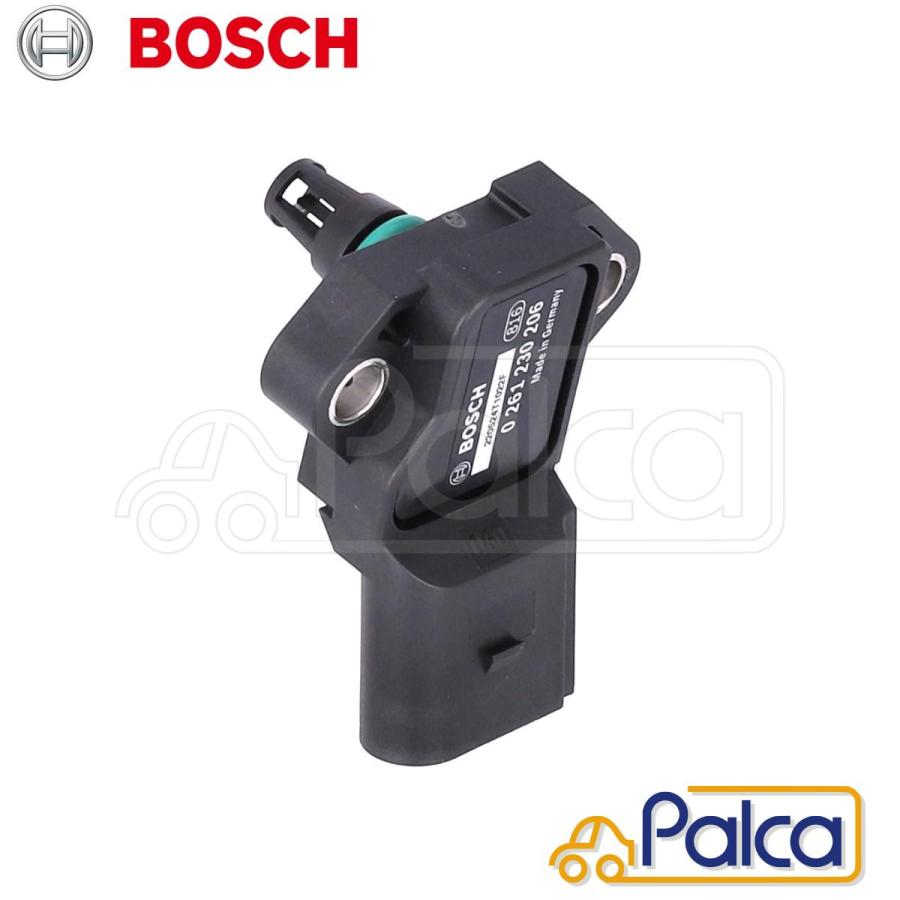 アウディ MAPセンサー/インテークマニホールドプレッシャーセンサー | A4/8KCAB 8KCDH 1.8TFSI BOSCH製 038906051G 0261230206 : パーツの ...