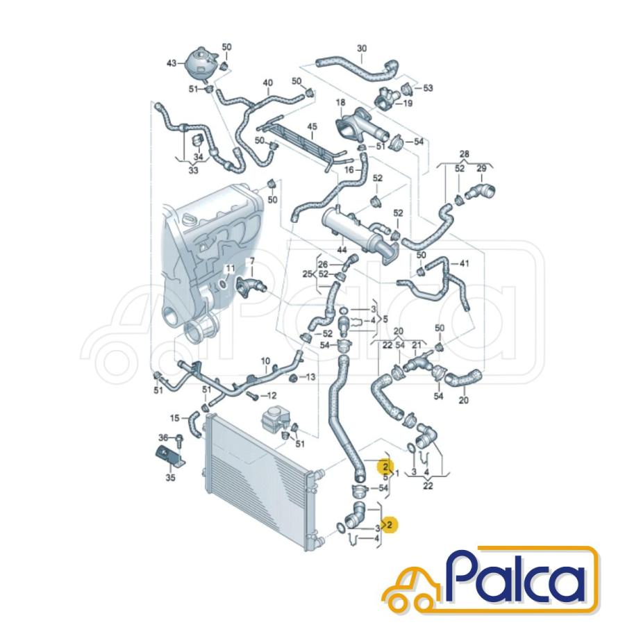 VW クーラントホースフランジ 接続パイプ ニュービートル/9CBFS 9CAWU 9CAQY 9CAZJ | ニュービートルカブリオレ ...