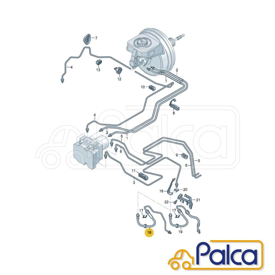 アウディ フロント ブレーキホース 右| A4/8W | A5/F5 A4オールロードクワトロ/8W FEBI製 : パーツのPALCA（パルカ）Yahoo!店 - 通販 - Yahoo!ショッピング