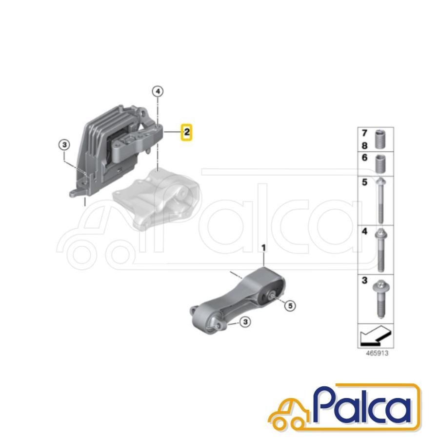 BMW MINI ミニ エンジンマウント 右 F56 F55 F54 F57 F60/One Cooper CooperD ...