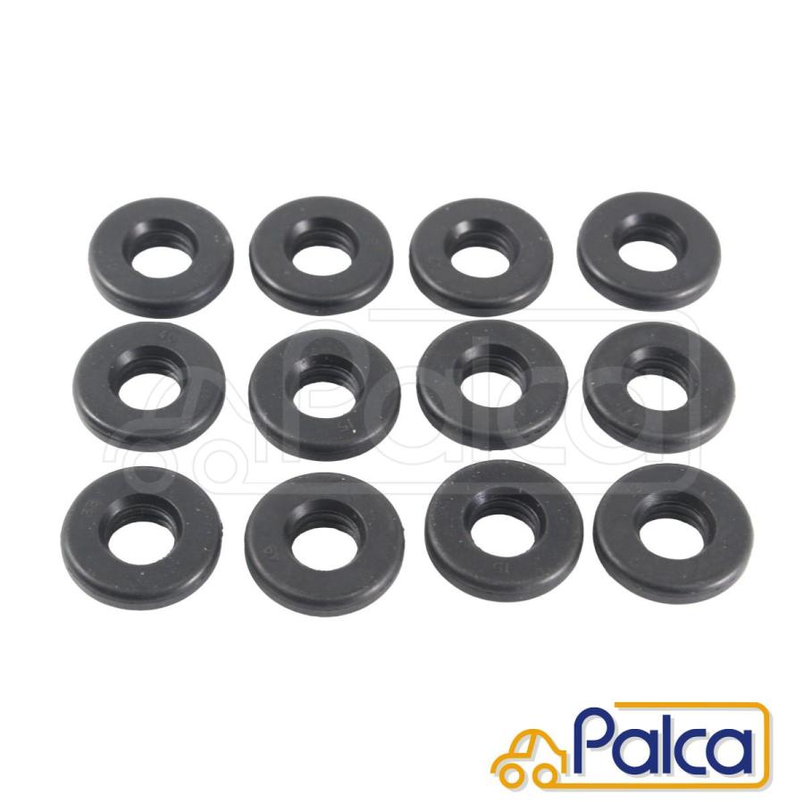 BMW タペットカバーボルトシール 12個セット| 3シリーズ E36/E46 | 5シリーズ E34/E39/E60/E61 7シリーズ E32/E38 FEBI製 11121437395 ...