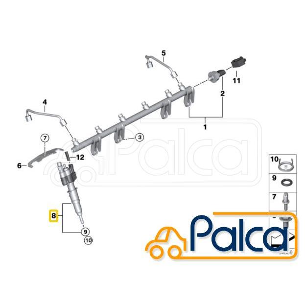 BMW インジェクター E82,E88/135i E90,E91,E92,E93/335i F07,F10,F11/550i,550ix F12,F13/650i : パーツのPALCA ...
