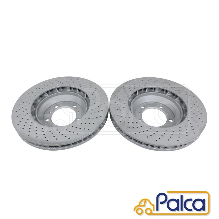 ポルシェ フロントブレーキローター 左右セット 防錆 350X34mm Coat Z | 911|997/3.6ターボ 3.8ターボ ...