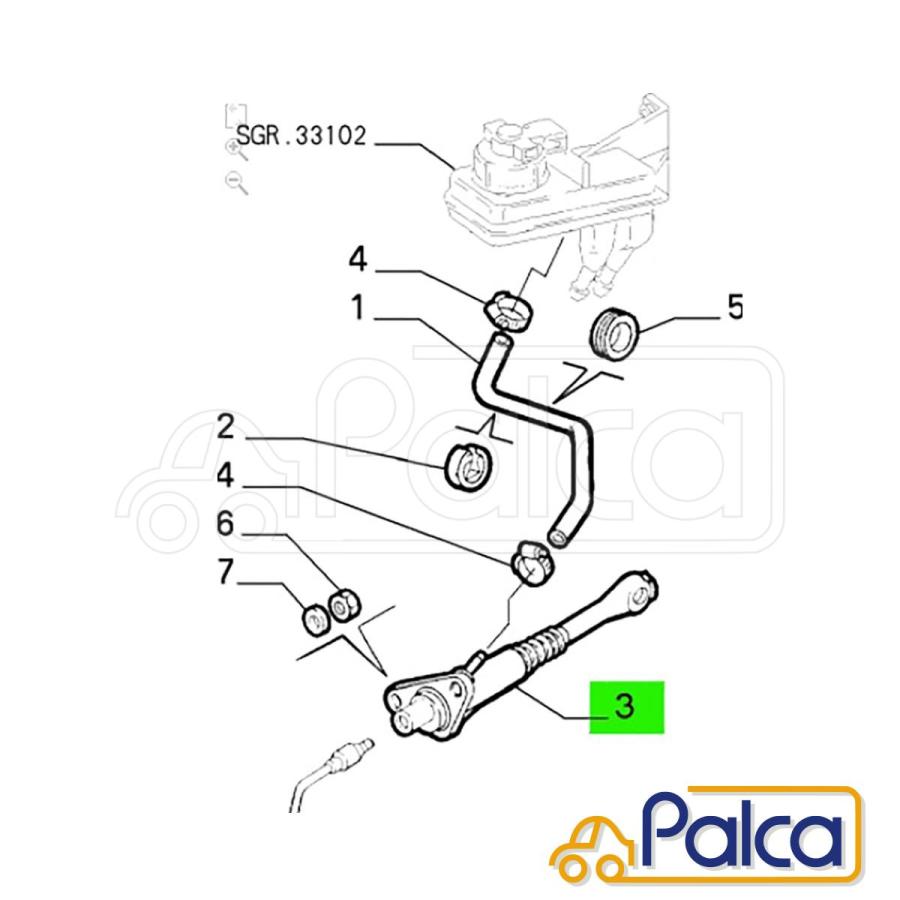 アルファロメオ クラッチマスターシリンダー 156/2.0TS 2.0JTS | 左ハンドル用 BREMBO製 46516374に適合 ...