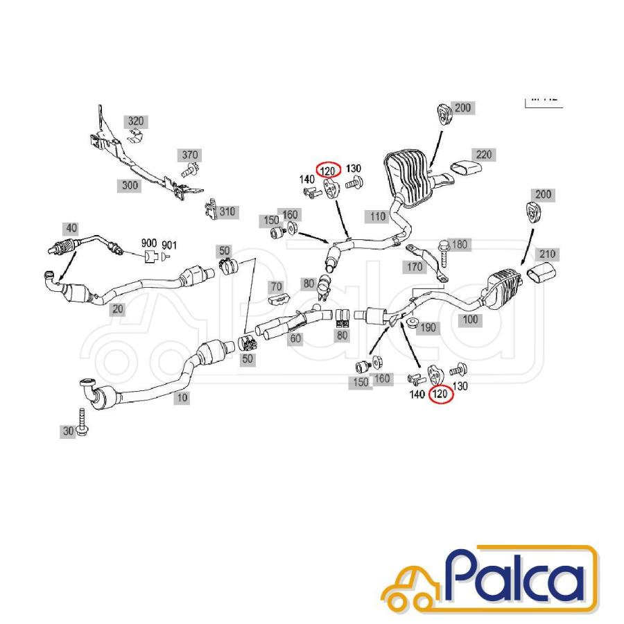 ベンツ マフラーハンガー W124/E500 E60AMG | W221 | C216 | R129/SL320 SL500 500SL ...