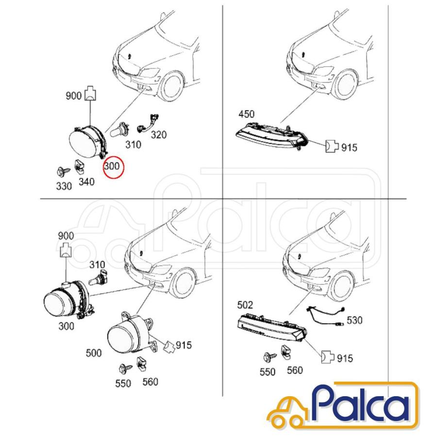 ベンツ フォグランプ/フォグライト 右| Cクラス|W204 S204/C63AMG | Eクラス|W211 S211/E63AMG ...