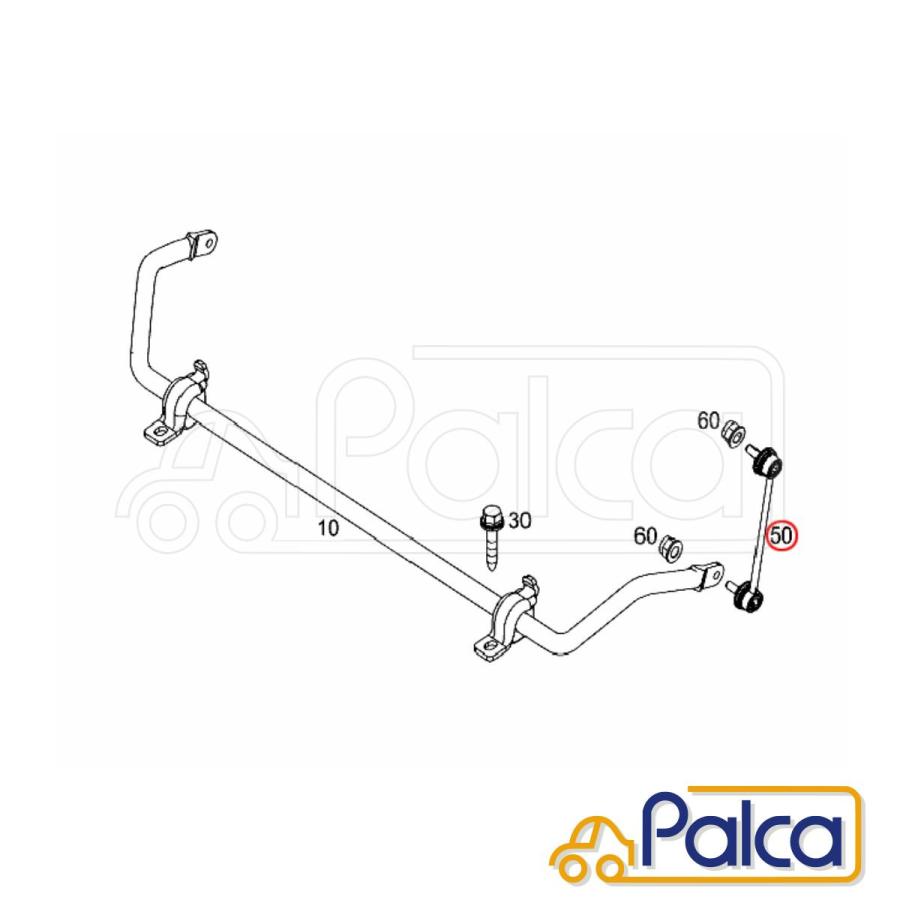 ベンツ SMART スマート フロント スタビライザーリンク/スタビリンク 1本 スマート3/453 | フォーフォー2/453 ...