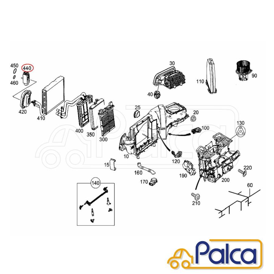 メルセデス ベンツ エアコン エキスパンションバルブ/エキパン W204 S204 C204 | W212 S212 | C207 A207 ...