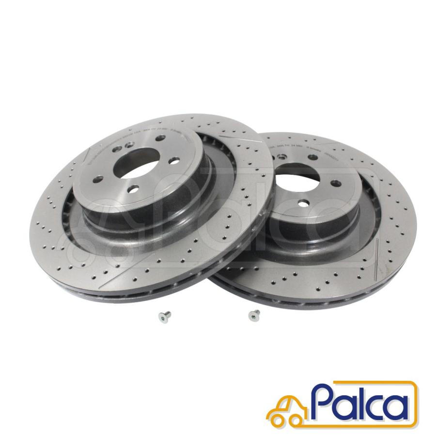 ベンツ リア ブレーキローター 2枚 360X26mm 防錆加工 | Cクラス|W204 S204 C204/C63AMG BREMBO製 ...