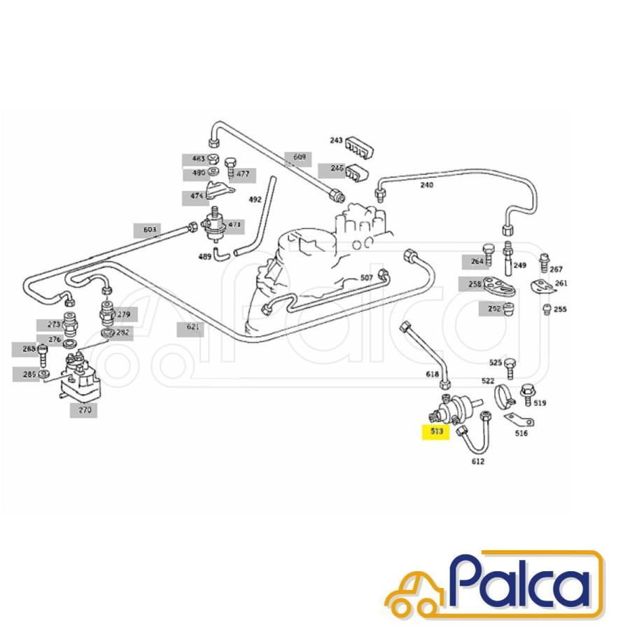 メルセデス ベンツ フューエルプレッシャーレギュレーター R129/300SL,500SL W461,W463 ボッシュ製 :WP-S393 ...