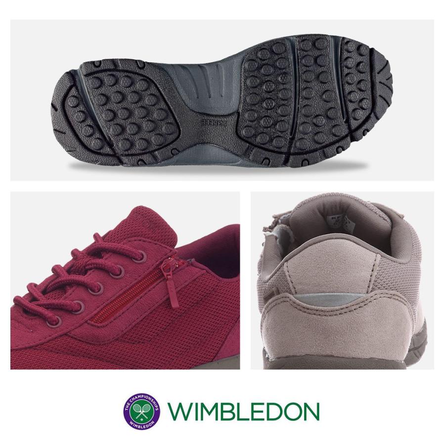 スニーカー レディース 黒 3E 撥水 反射材付き サイドファスナー リフレクター 反射板 カジュアルシューズ ウィンブルドン ブラック ベージュ 赤 レッド L032 : wb-l032 ...