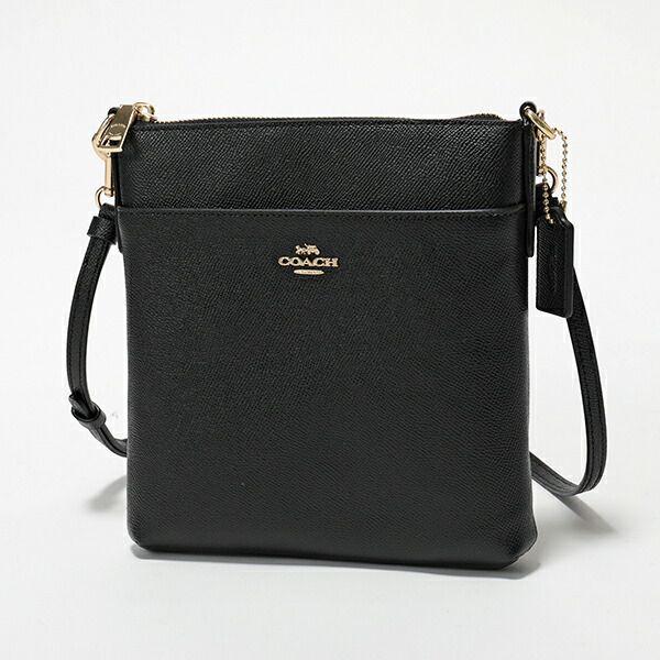 COACH（コーチ） 41320 GDBLK レザー ショルダーバッグ ポシェット メッセンジャーバッグ GD/Black 鞄 レディース ...