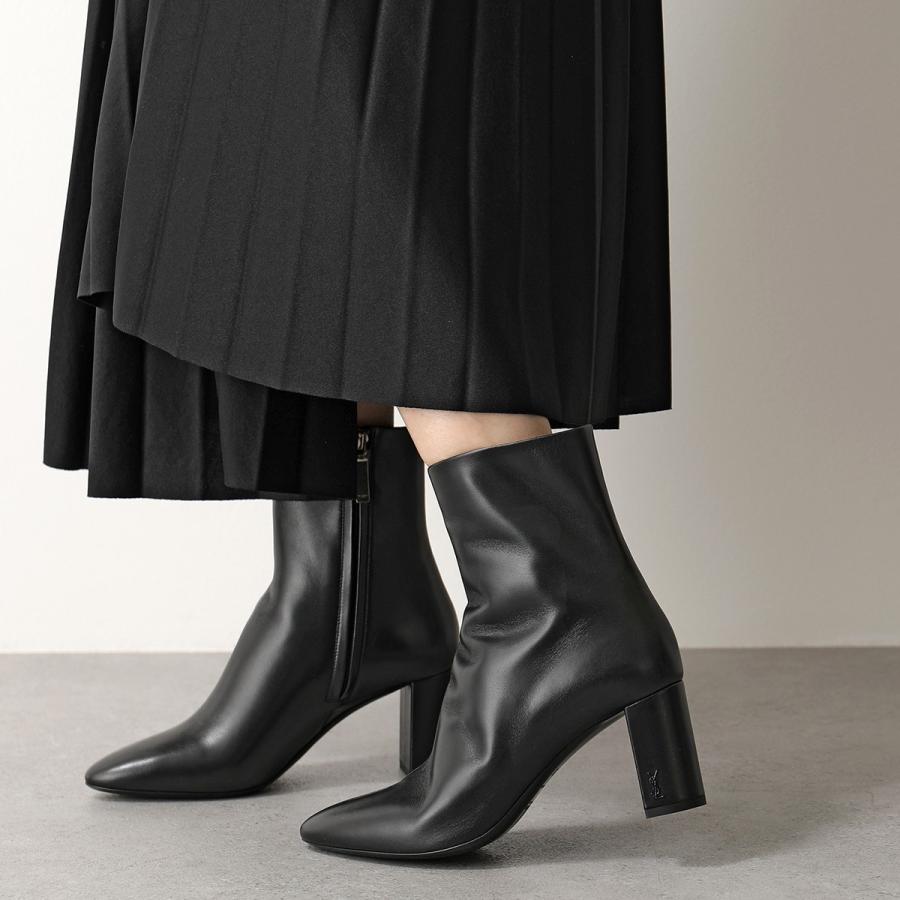 SAINT LAURENT サンローラン 529350 0RRVV レザー ブーツ YSL SAINT LAURENT サンローラン 529350 0RRVV レザー ブーツ YSL