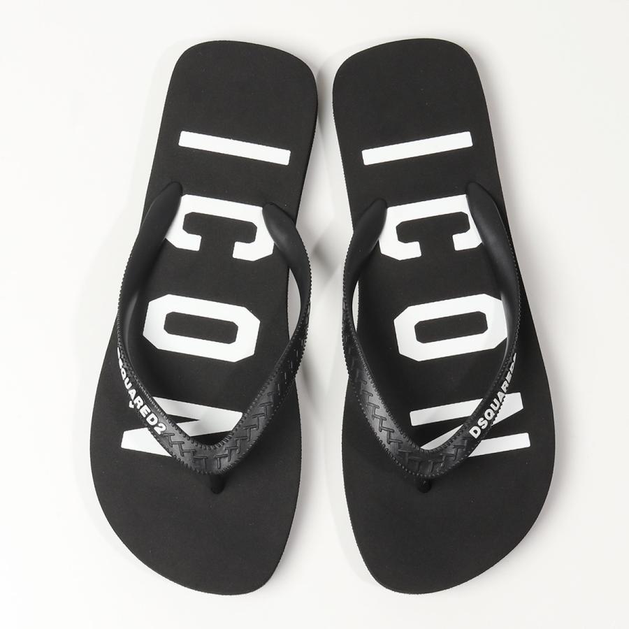 DSQUARED2 ディースクエアード FFM0001 17203516 ICON Flip Flops アイコン トング ビーチ サンダル ...
