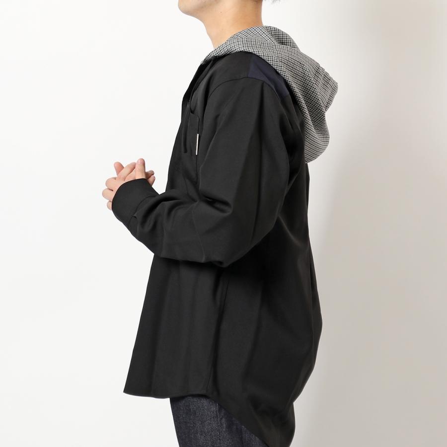 MARNI マルニ CUMU0195RR TW839 フード付き 長袖 シャツ 胸 MARNI マルニ CUMU0195RR TW839 フード付き 長袖 シャツ 胸
