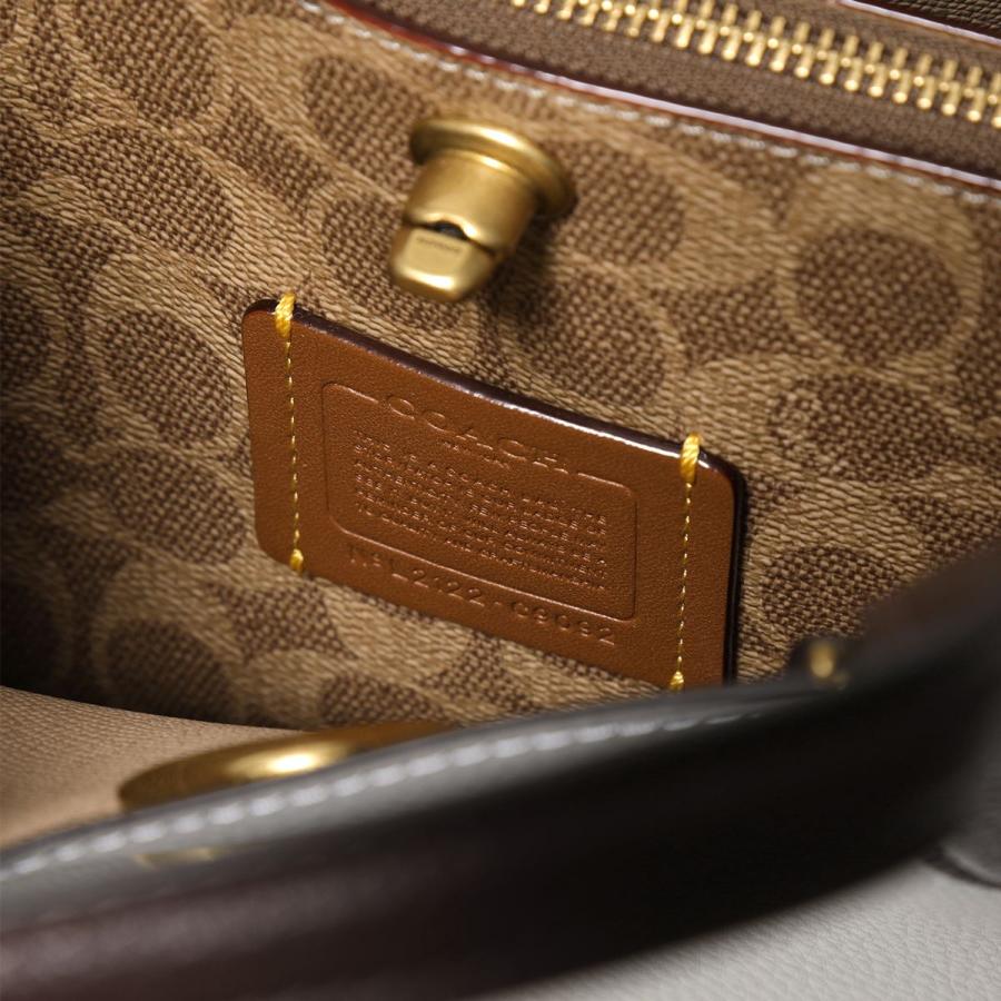 COACH コーチ ショルダーバッグ C9092 レディース ウィロウ トート 24 カラーブロック ウィズ シグネチャー キャンバス ...