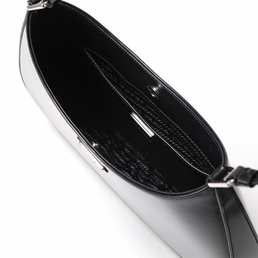 PRADA プラダ ハンドバッグ クレオ 1BC499 ZO6 OOO OSO レディース レザー ミニバッグ 三角ロゴ金具プレート 鞄 ...