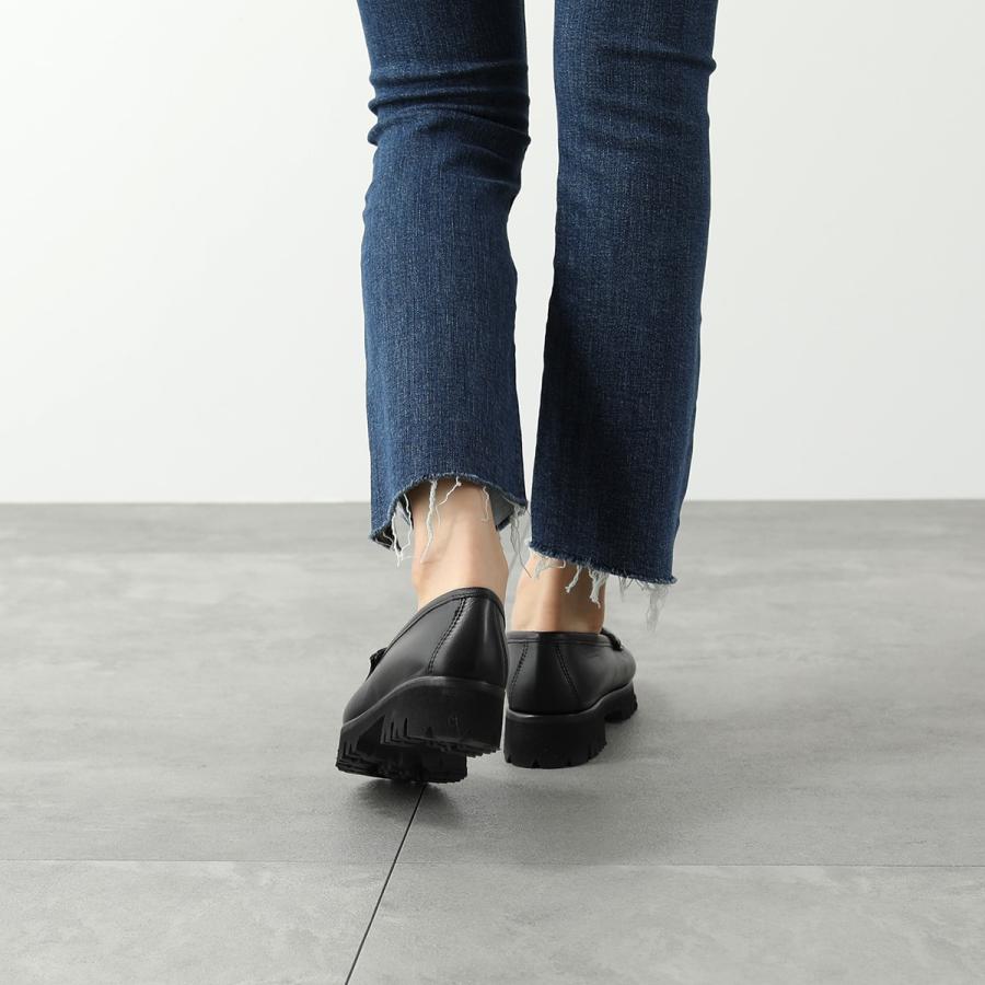 DANIELE LEPORI ダニエルレポリ ローファー D92 Carro armato レディース ビット レザー シューズ 厚底 軽量 革靴 NAPPA-NERO :340818405 ...