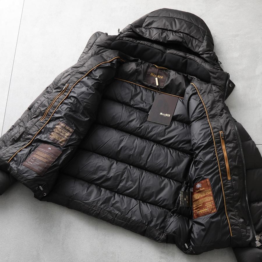 MOORER ムーレー ダウンジャケット BRETT SH メンズ フード付き ショート丈 ナイロン ブルゾン デタッチャブル 撥水 ASFALTO : インポートセレクトmusee - 通販 ...