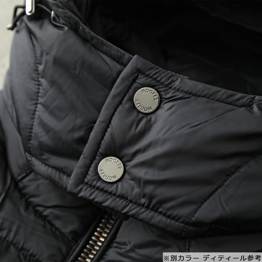 MOORER ムーレー ダウンジャケット BRETT SH メンズ フード付き ショート丈 ナイロン ブルゾン デタッチャブル 撥水 ASFALTO :340826601:インポートセレクト ...