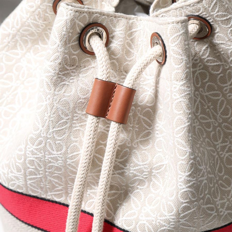 LOEWE ロエベ セーラーバッグ SAILOR BAG B734Z17X25 メンズ ジャカード レザー ボディバッグ ショルダー アナグラム 鞄 3099/ECRU/RED : インポート ...