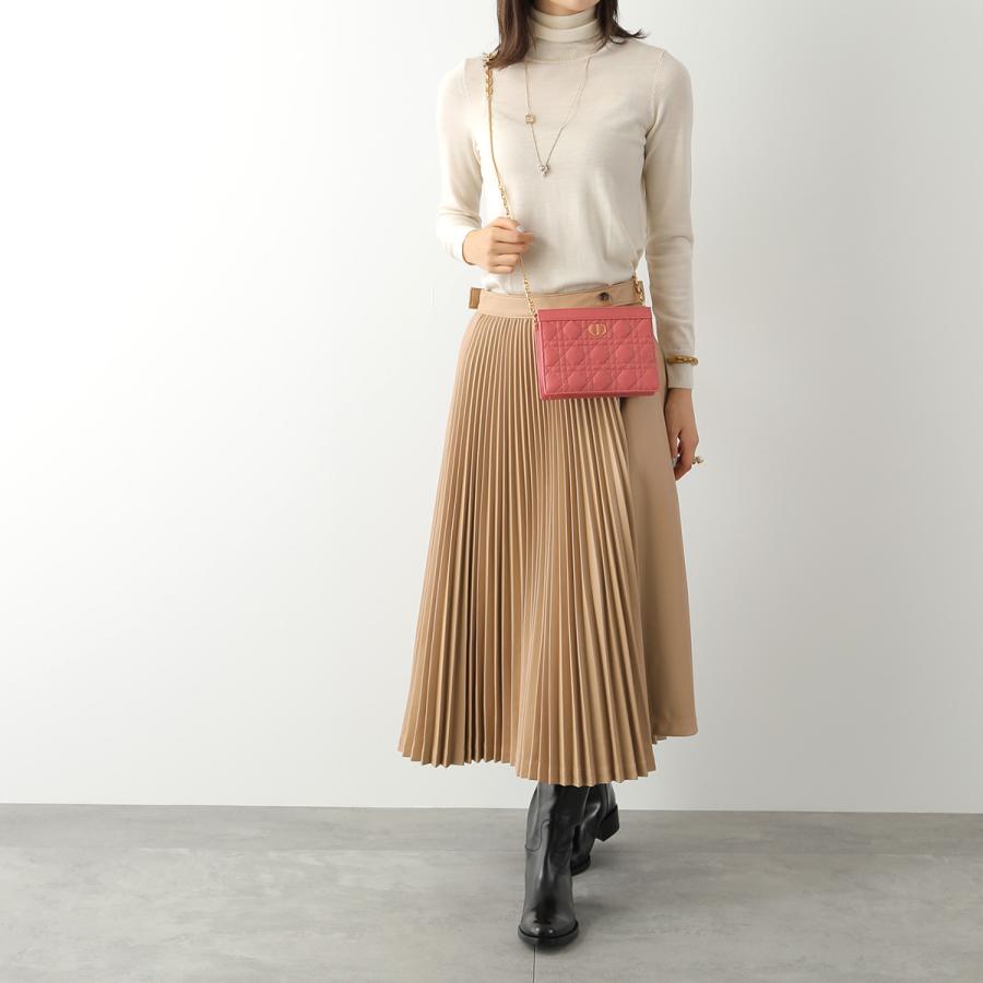 Christian Dior ディオール ショルダーバッグ CARO カロ S5106UWHC レディース レザー キルティング クラッチバッグ クロスボディ ポシェット 鞄 76P ...