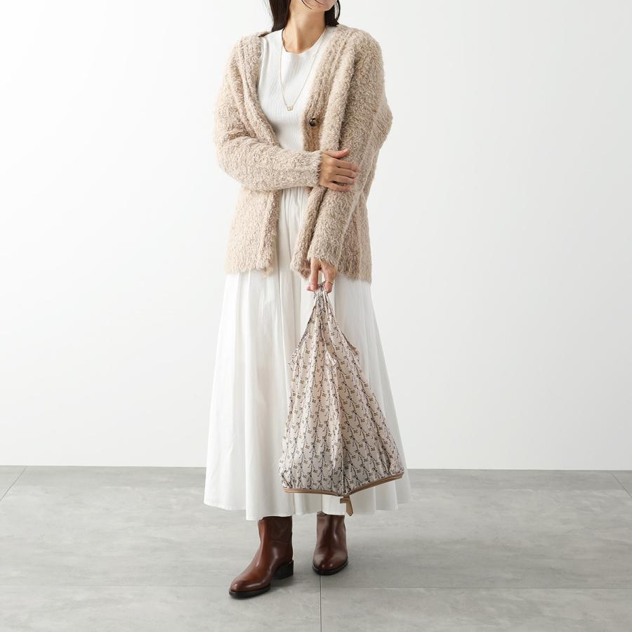 Max Mara MAX MARA マックスマーラ エコバッグ CARRY レディース プリントナイロン トートバッグ レザー ミニポーチ ...