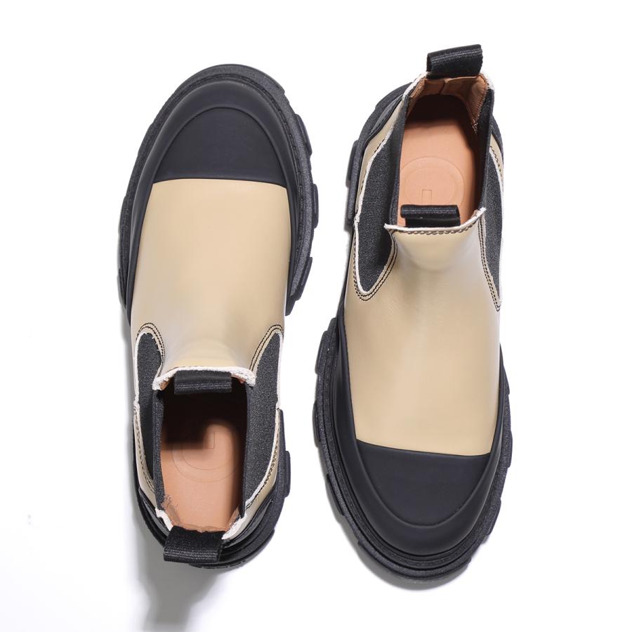 GANNI ガニー ショートブーツ Low Chelsea Boot S1926 4900 S1908 4682 レディース レザー サイドゴア チェルシーブーツ 靴 カラー2色 ...