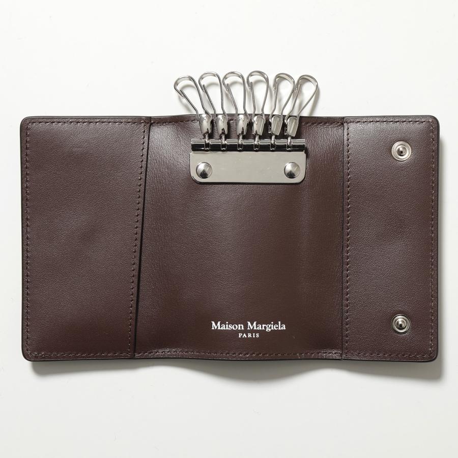 Maison Margiela MAISON MARGIELA メゾンマルジェラ 11 キーケース SA1UA0002 P5176 メンズ チェック ハウンドトゥース レザー 6連 4ステッチ ...