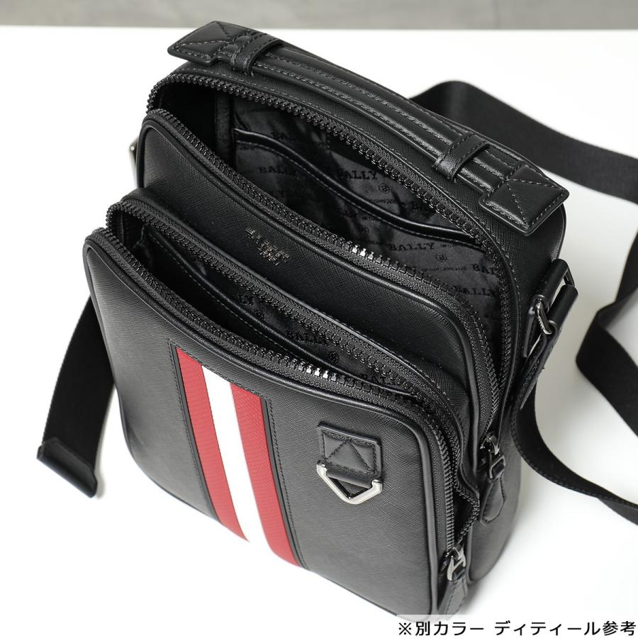 Bally BALLY バリー クロスボディバッグ MACKAO マカコ メンズ ショルダーバッグ レザー バリーストライプ メタルロゴ 鞄 BLACK/F000 : インポートセレクト ...