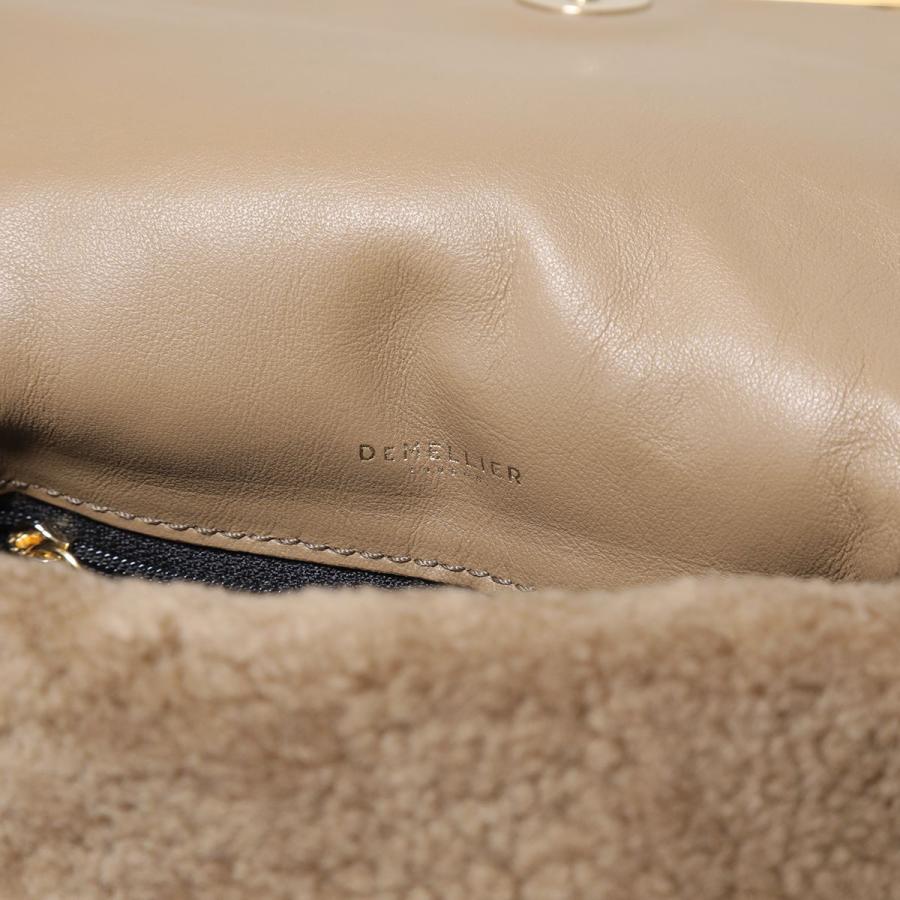 DEMELLIER デメリエー ショルダーバッグ MINI LISBON SHEARLING レディース ミニ リスボン ハンドバッグ ボア ...