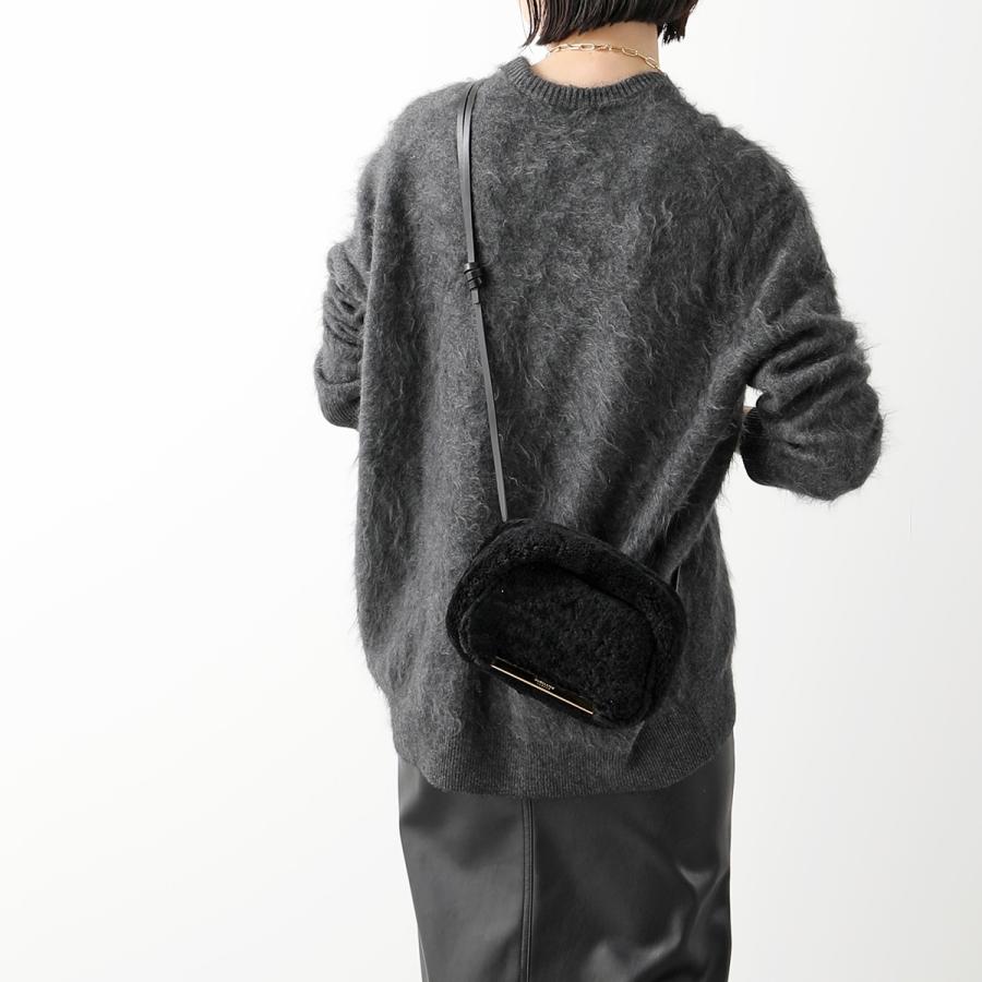 DEMELLIER デメリエー ショルダーバッグ MINI LISBON SHEARLING レディース ミニ リスボン ハンドバッグ ボア ...