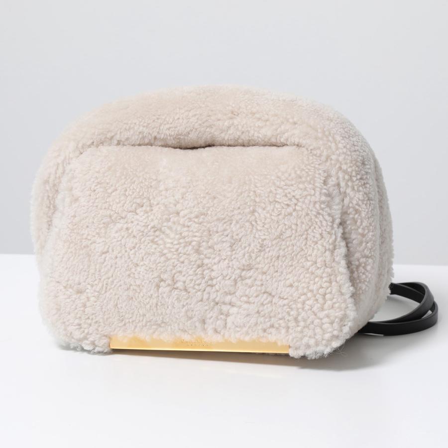 DEMELLIER デメリエー ショルダーバッグ MINI LISBON SHEARLING レディース ミニ リスボン ハンドバッグ ボア ...