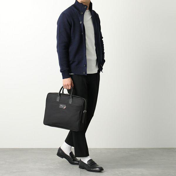Bally BALLY バリー ブリーフケース FALDY 6236759 メンズ ナイロン ビジネスバッグ ショルダーバッグ バリーストライプ ロゴ 鞄 F000/Black : インポート ...
