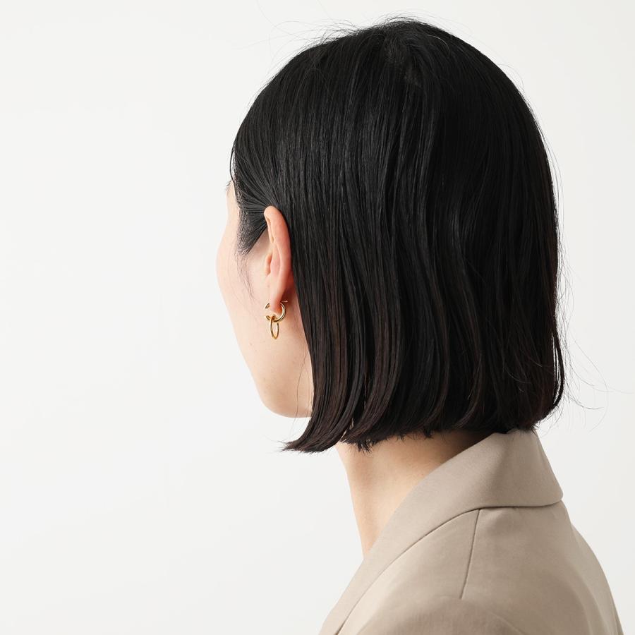 MARIA BLACK マリアブラック ピアス TWIN EARRING ツイン 100469 レディース 片耳販売 フープ シルバー925 ...