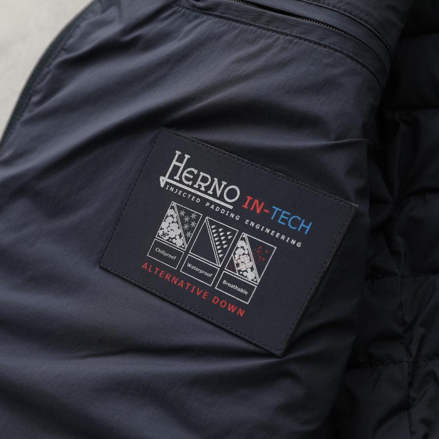 HERNO ヘルノ IN-TECH インテック ブルゾン PC0065U 19288 メンズ パテッド ジップアップ キルティング切替 9201 : インポートセレクトmusee - 通販 ...
