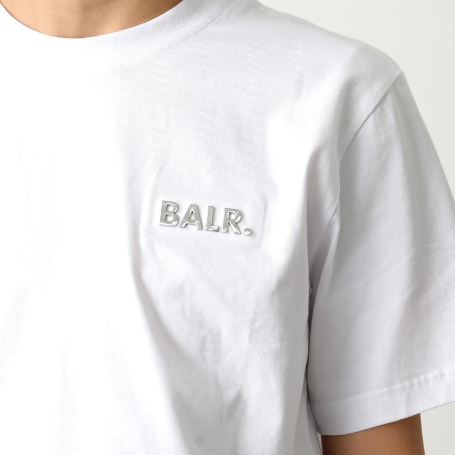 BALR. ボーラー 半袖Tシャツ Olaf Straight TC T-Shirt B1112.1175 メンズ メタルロゴ ロゴT コットン クルーネック カラー2色 : インポート ...