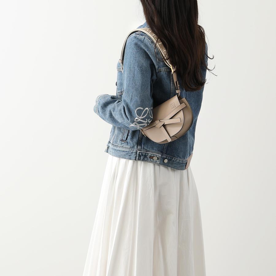 LOEWE ロエベ ショルダーバッグ GATE DUAL MINI ゲート ミニ A650N46X13 レディース レザー アナグラム ...