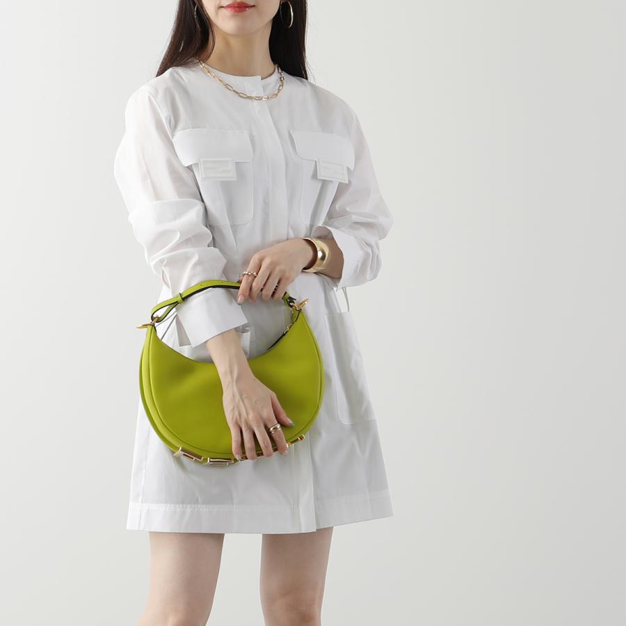 FENDI フェンディ ハンドバッグ GRAPHY SMALL グラフィ スモール 8BR798 A5DY レディース レザー ロゴ ホーボー ...