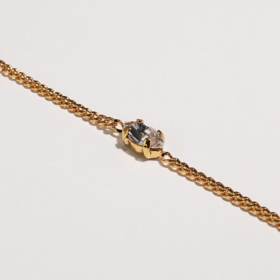 SAINT LAURENT サンローラン ブレスレット 701950 Y1526 レディース オピウム ハート カサンドラロゴ ラインストーン チェーン アクセサリー 9137 : ...