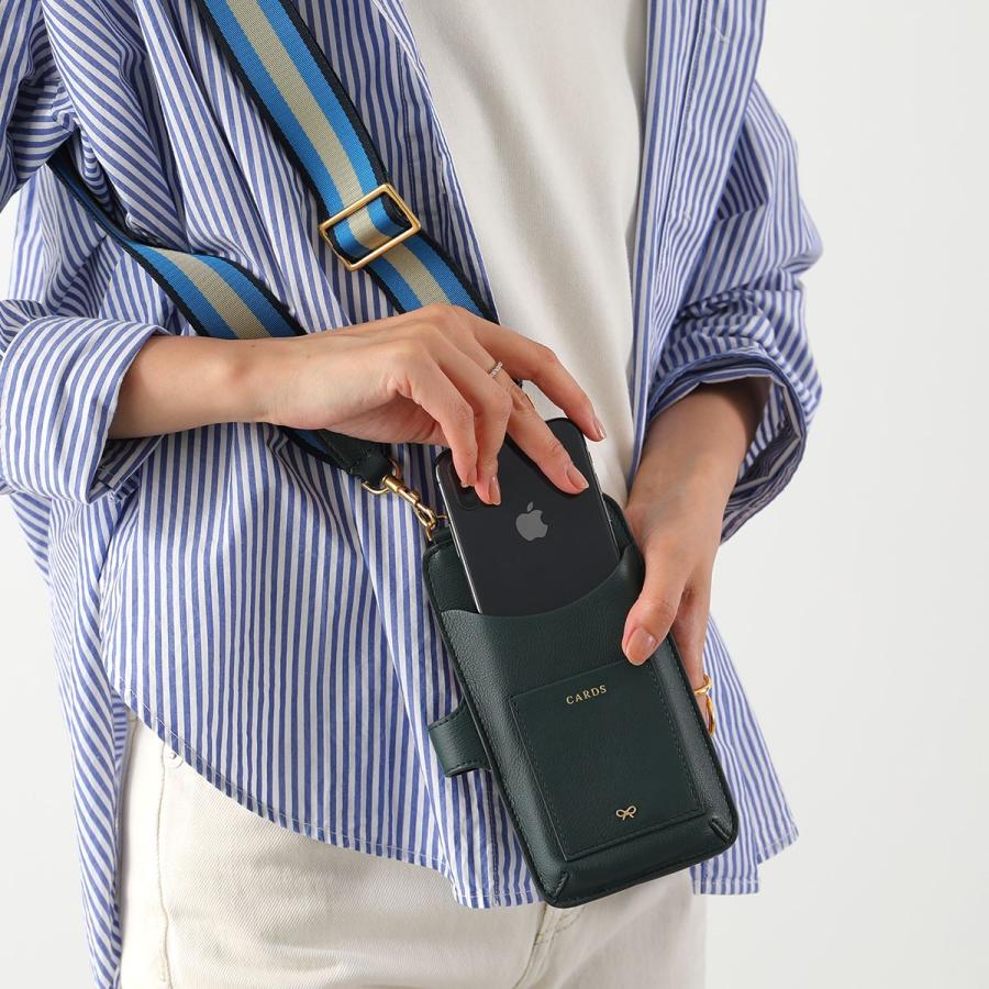 ANYA HINDMARCH アニヤハインドマーチ スマホポーチ Nastro Phone Pouch ナストロ 174237 174244 ...