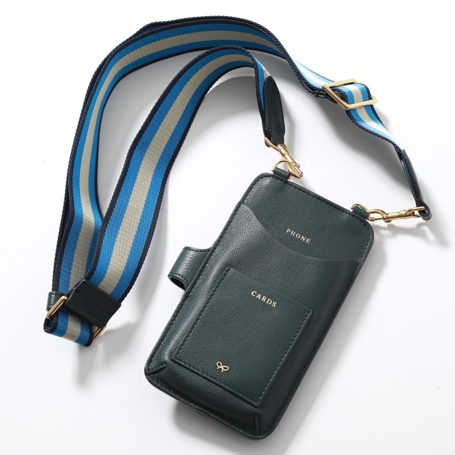 ANYA HINDMARCH アニヤハインドマーチ スマホポーチ Nastro Phone Pouch ナストロ 174237 174244 ...