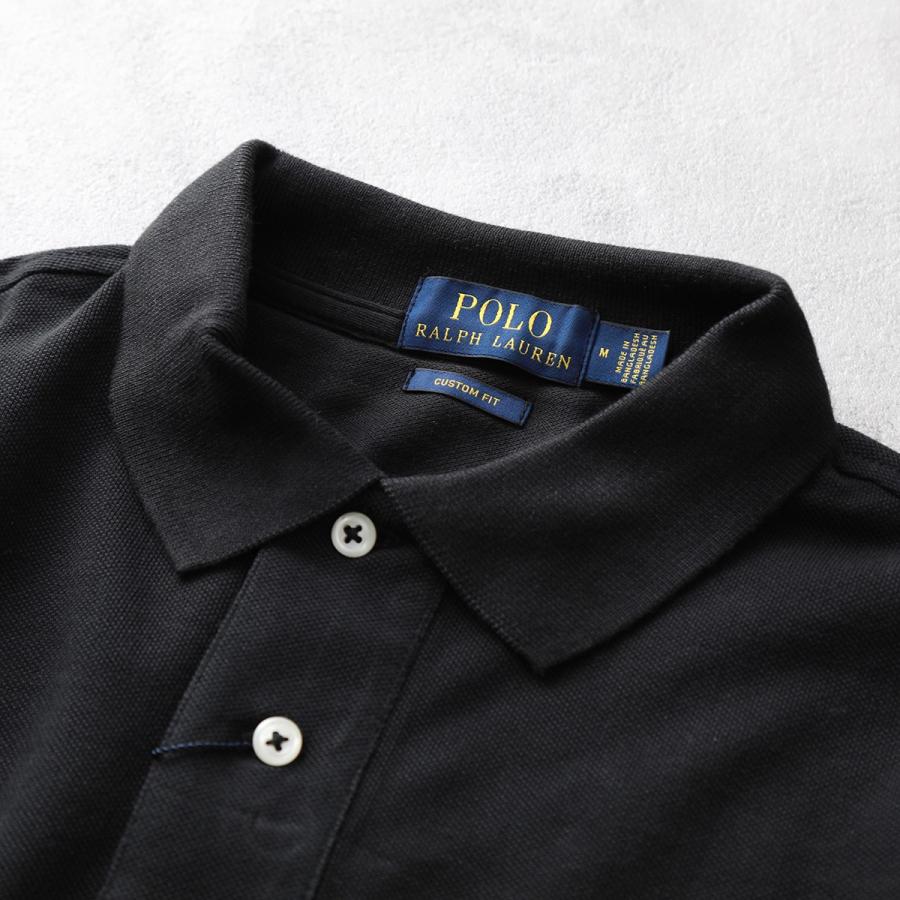 POLO Ralph Lauren ラルフローレン ポロシャツ 710782592 メンズ 半袖 ポニー ロゴ 刺繍 コットン カスタムスリム ...