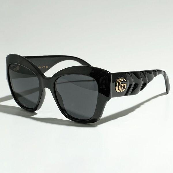 GUCCI グッチ サングラス GG0808S レディース キャットアイ型 メガネ 眼鏡 GGメタルロゴ セルフレーム アイウェア カラー2色 ...