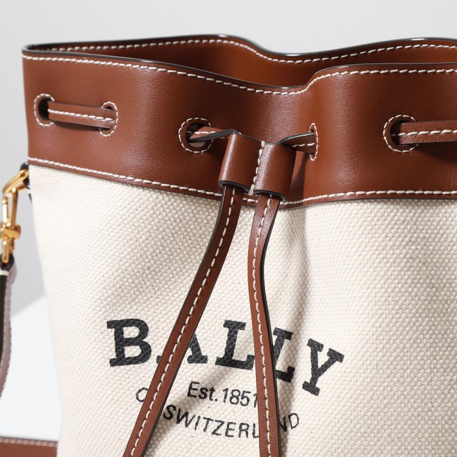Bally BALLY バリー ショルダーバッグ CLEOH.ST レディース クロスボディ ロゴ バケットバッグ 鞄 NATURAL ...