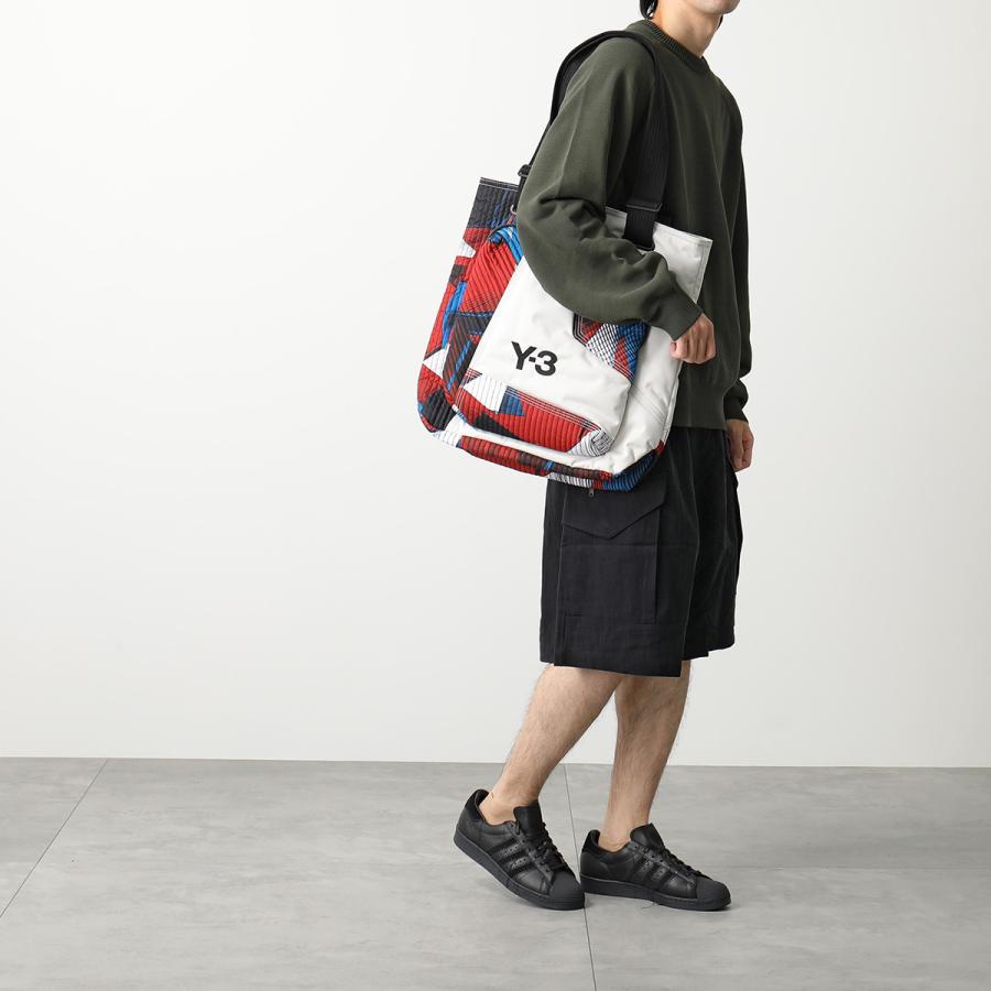 Y-3 ワイスリー トートバッグ AOP TOTE IJ3137 メンズ ナイロン ロゴ グラフィック 鞄 SESORE/BLURUS ...
