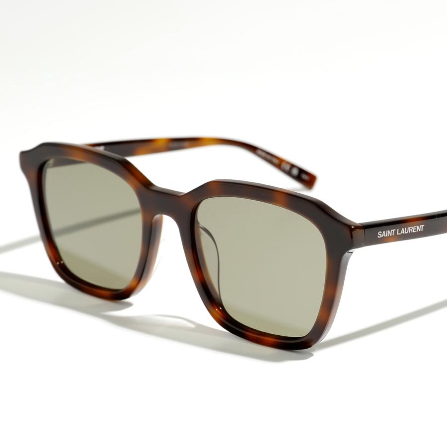 SAINT LAURENT サンローラン サングラス SL 457 メンズ スクエア型 メガネ グラサン 黒縁 セルフレーム アイウェア 眼鏡 ...